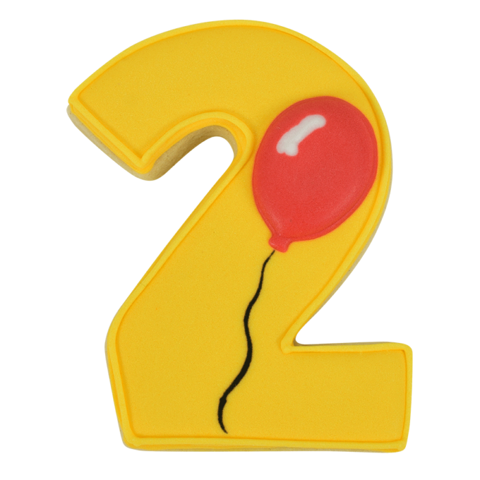 Number 2 Cookie Cutter 3" Carded | R&M International