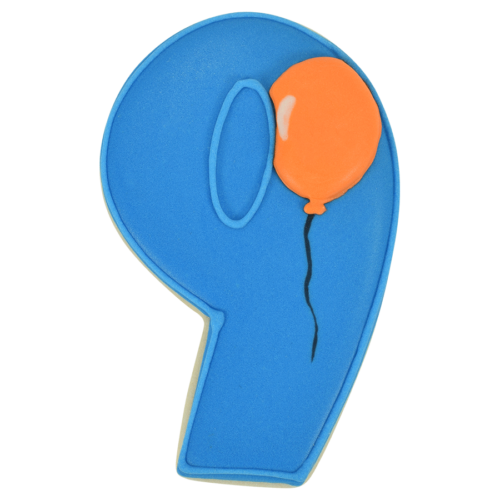 Number 9 Cookie Cutter 3" Carded | R&M International