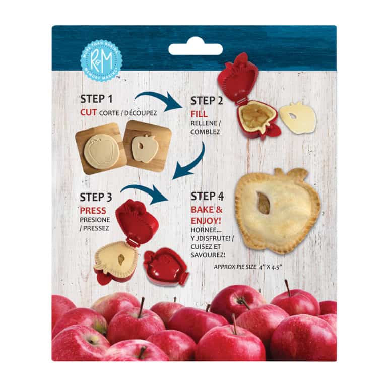 Pocket Pie Maker Apple Shape 5" - R&M International
