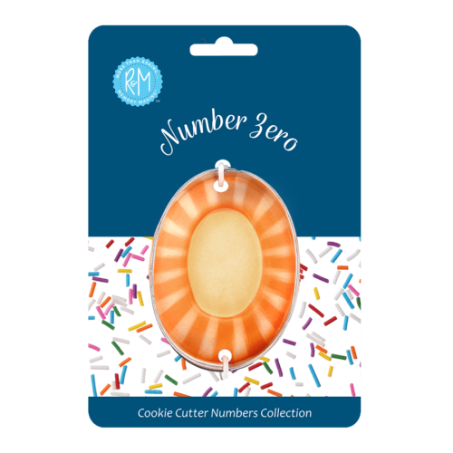 Number 0 Cookie Cutter 3" Carded | R&M International