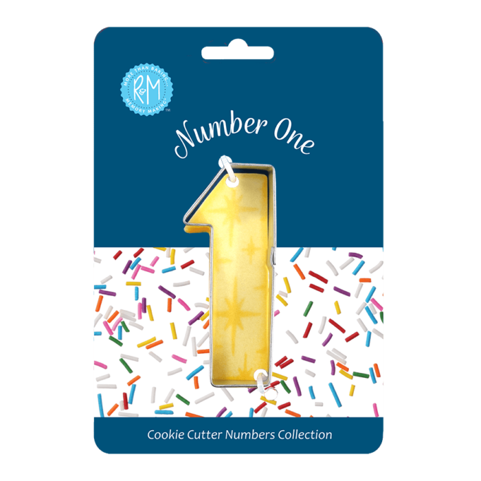Number 1 Cookie Cutter 3" Carded | R&M International