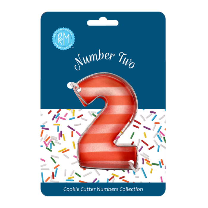 Number 2 Cookie Cutter 3" Carded | R&M International